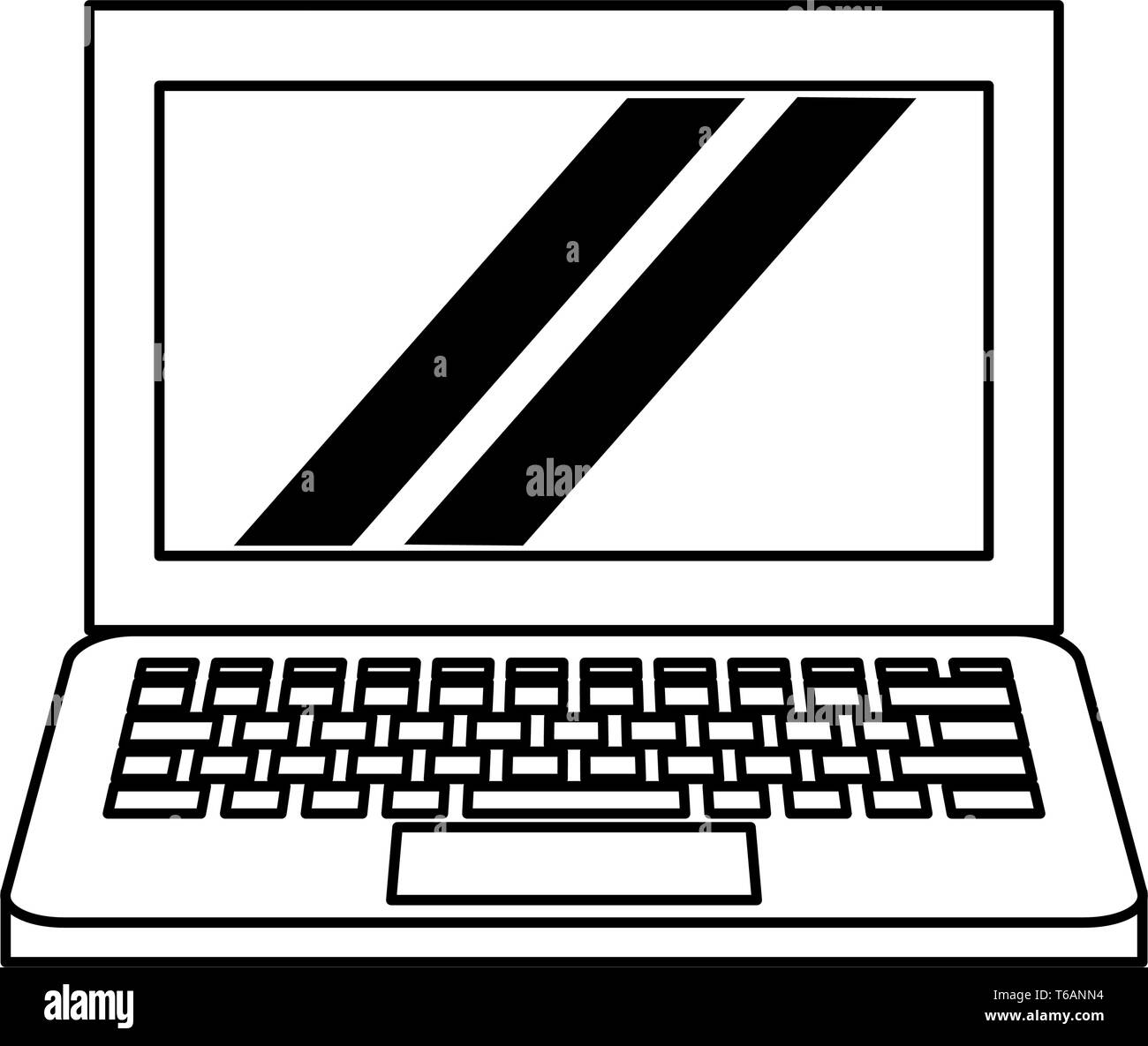 computer icon cartoon Stock Vector Image & Art - Alamy