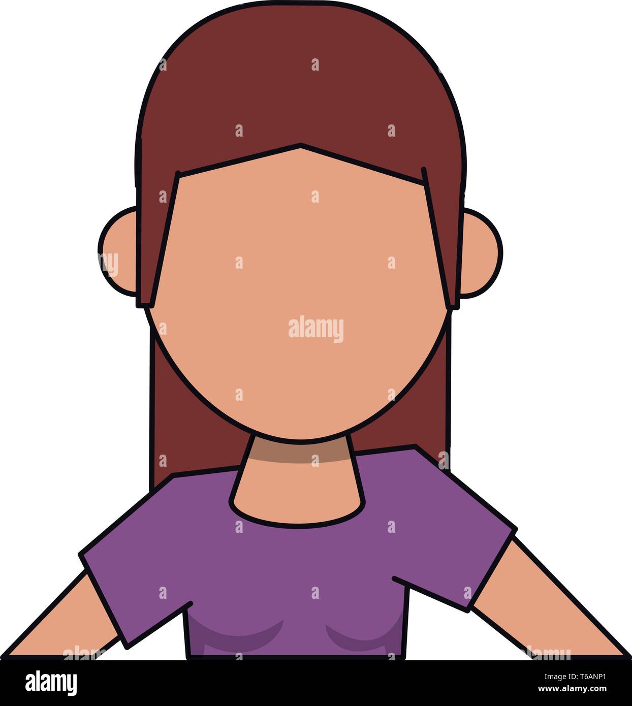 woman avatar cartoon character portrait Stock Vector Image & Art - Alamy