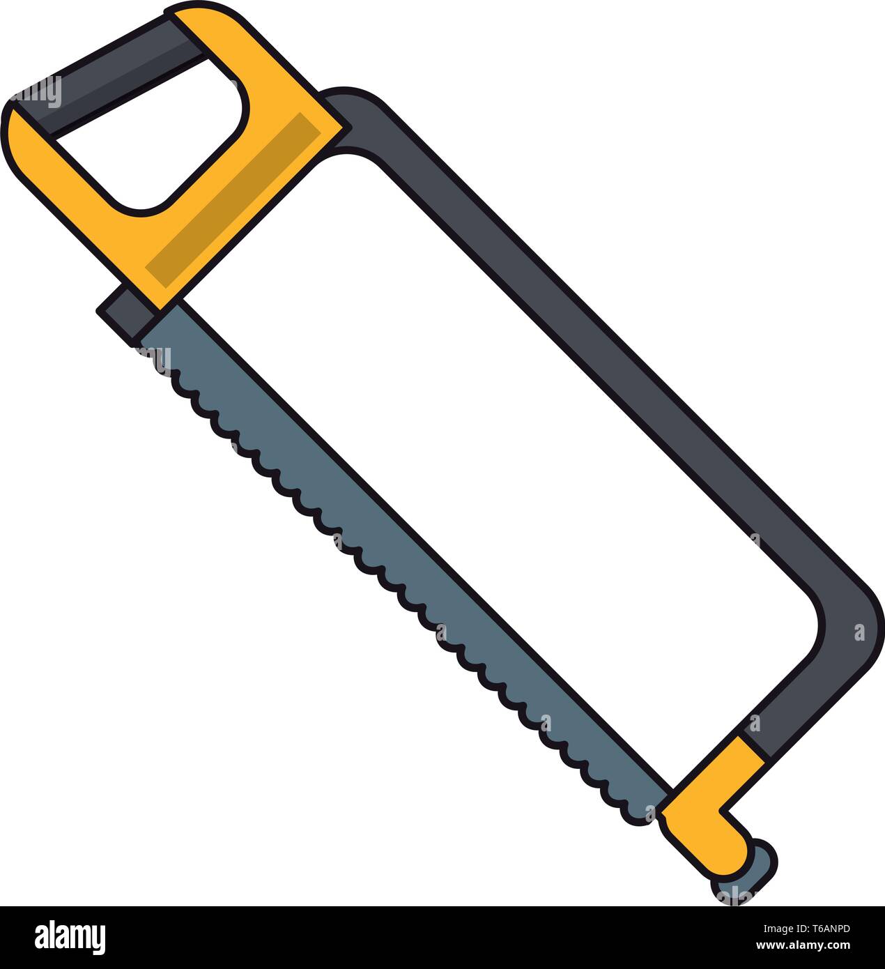 Hacksaw construction tool Stock Vector Image & Art - Alamy