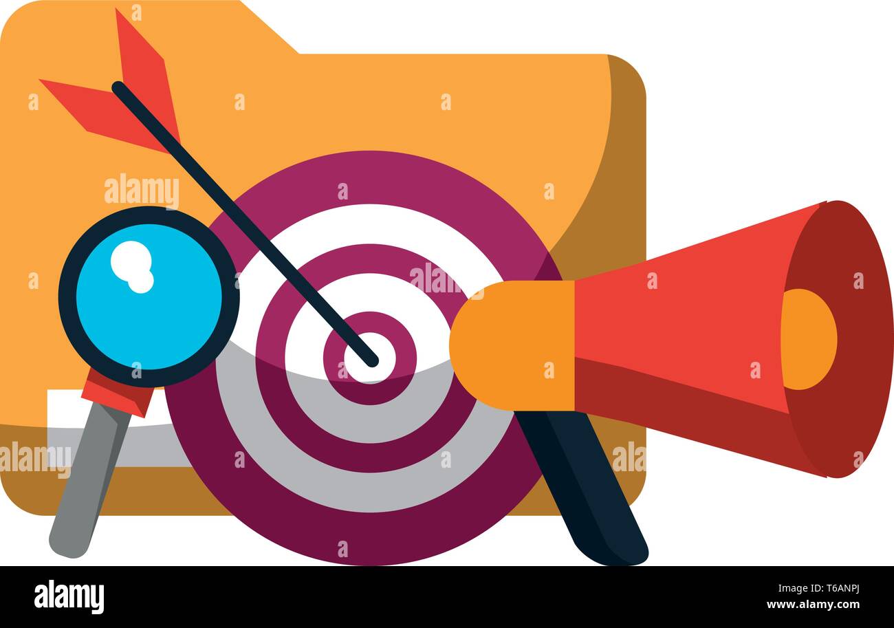 Document target magnifying glass hi-res stock photography and images ...