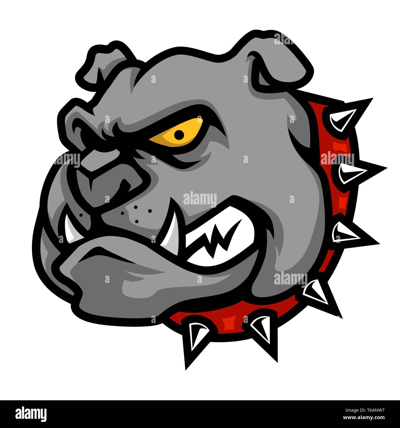 Angry Bulldog Tattoo