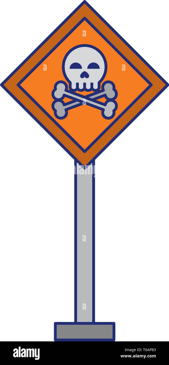 danger sign icon blue lines Stock Vector Image & Art - Alamy