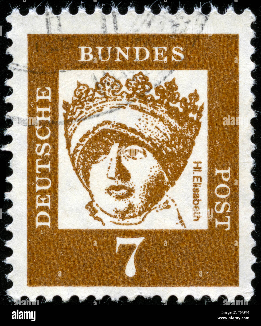 Postage stamp from the Federal Republic of Germany in the Famous ...