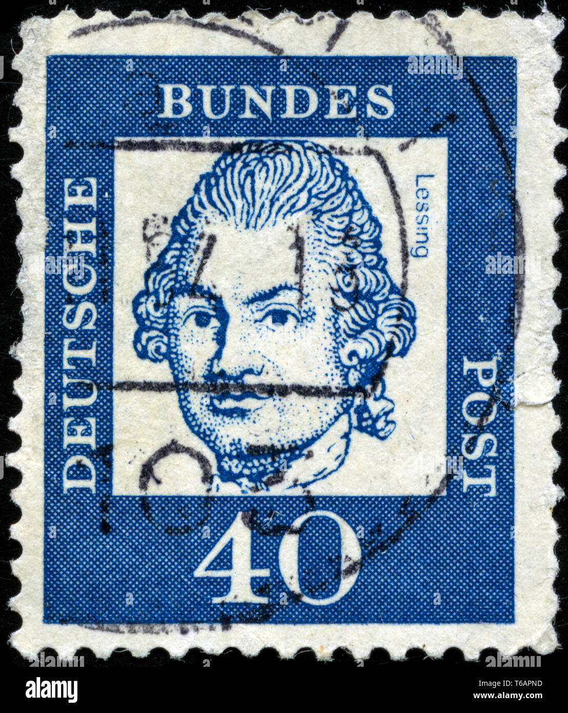 Postage stamp from the Federal Republic of Germany in the Famous ...