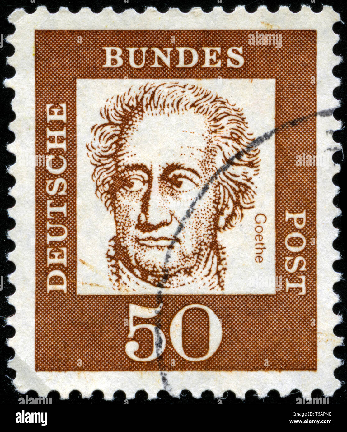 Postage stamp from the Federal Republic of Germany in the Famous ...