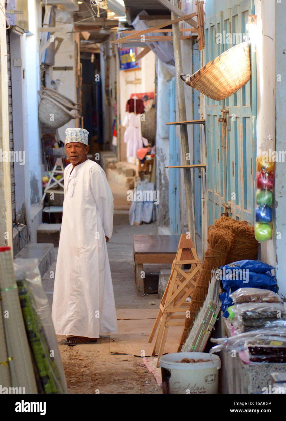 The old souk in Barka, Oman Stock Photo - Alamy
