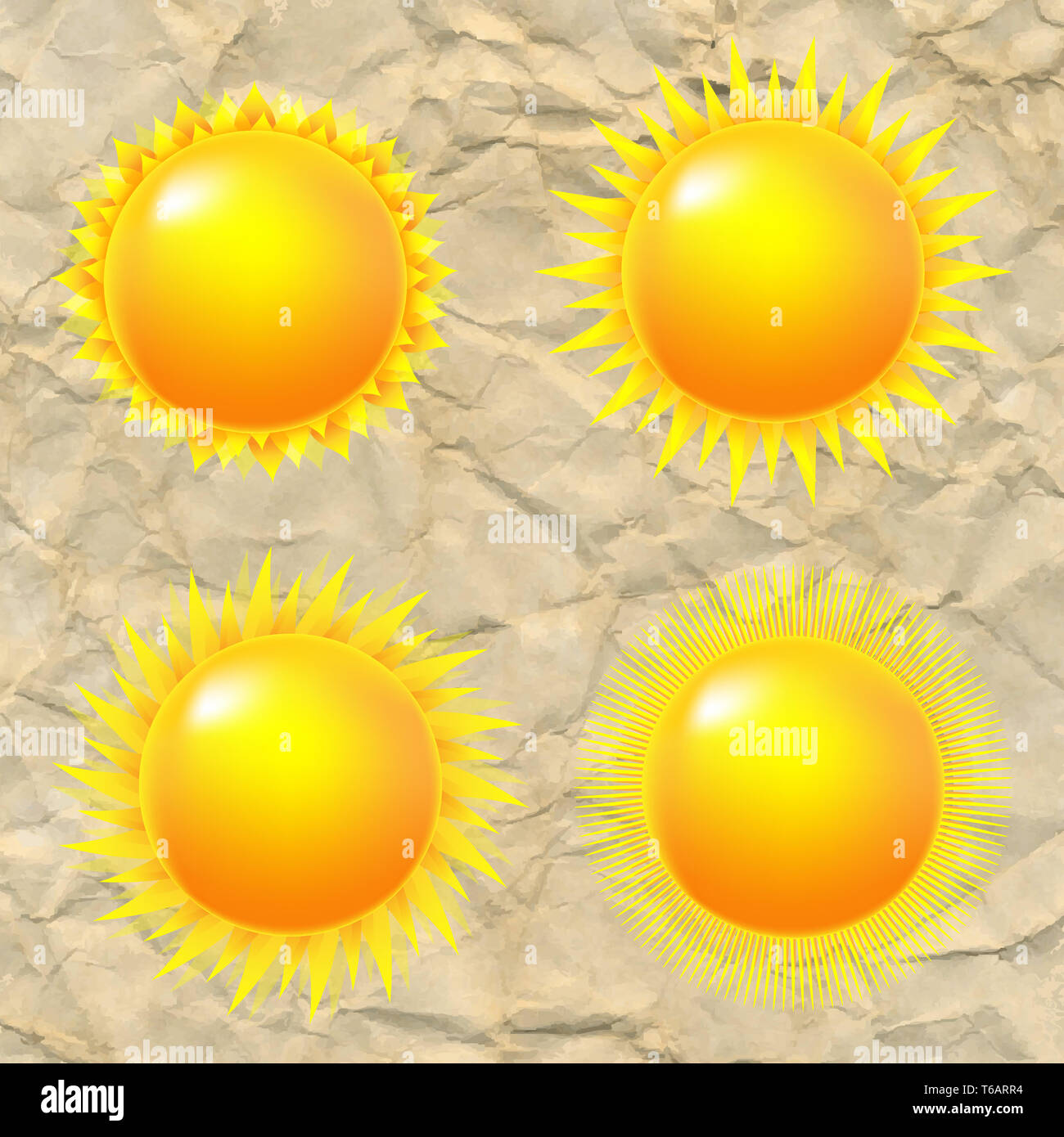 Bright Sun Set Stock Photo - Alamy