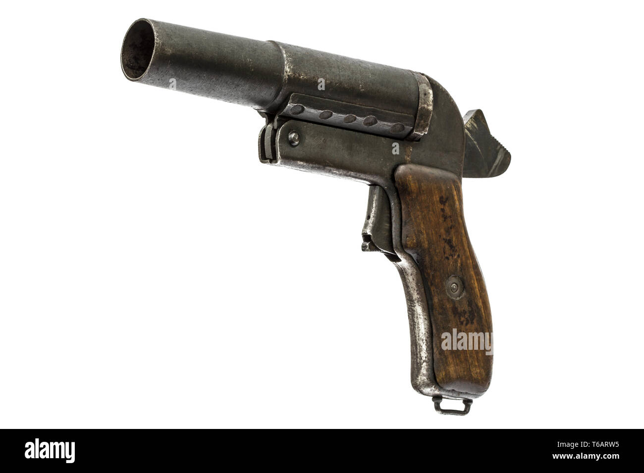 Signal flare gun Cut Out Stock Images & Pictures - Alamy