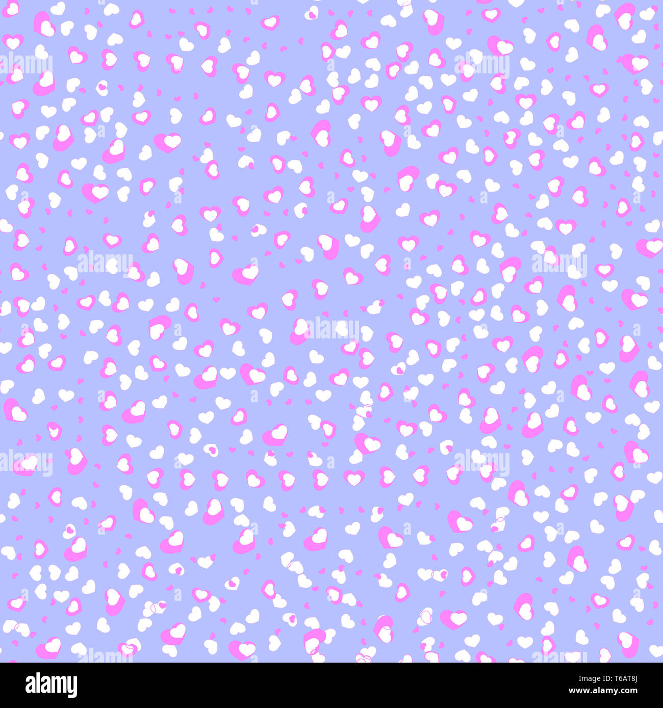 lavender wrapping paper with littie pink hearts Stock Photo - Alamy