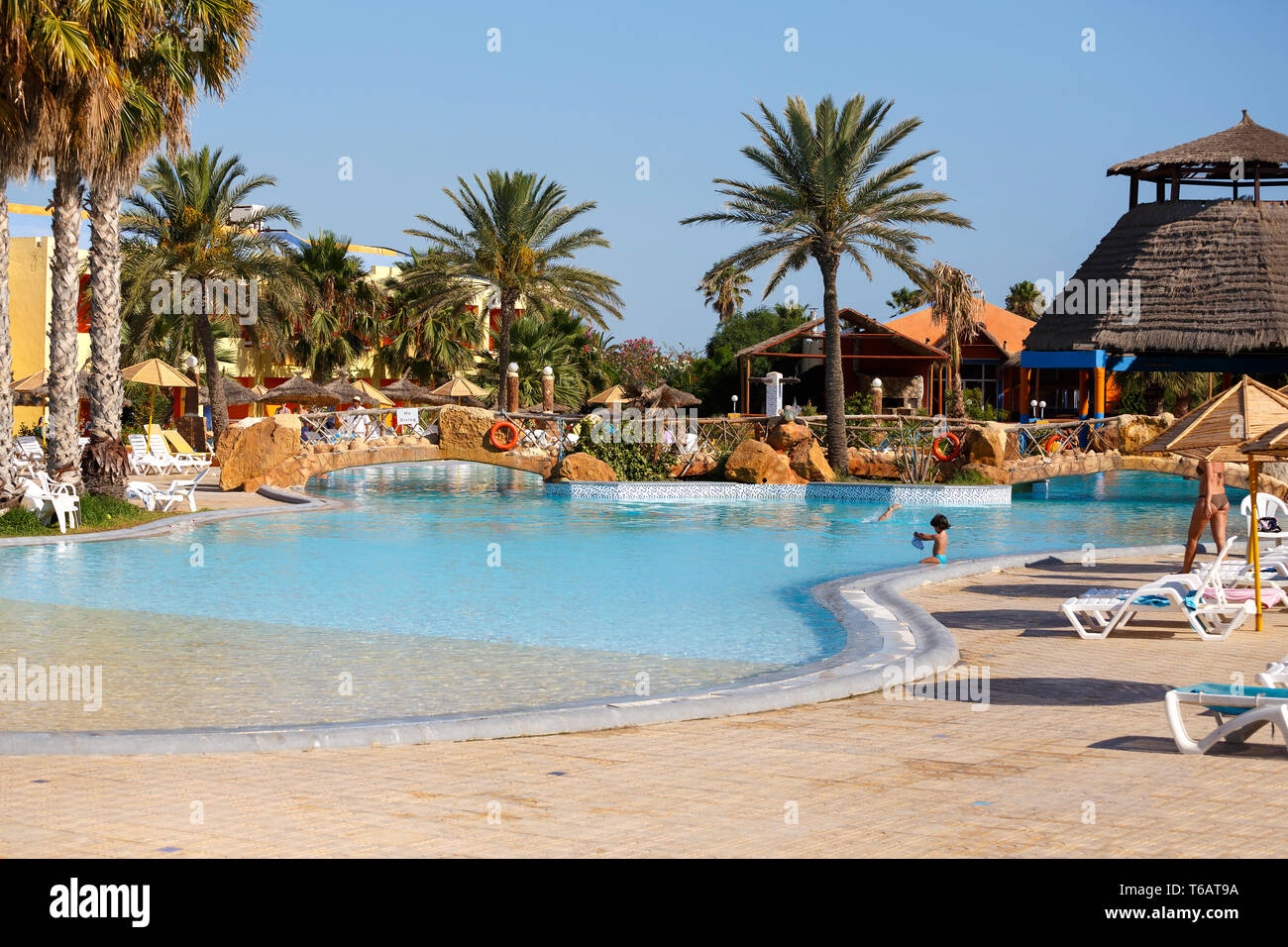 luxury hotel resort in Tunisia Stock Photo - Alamy