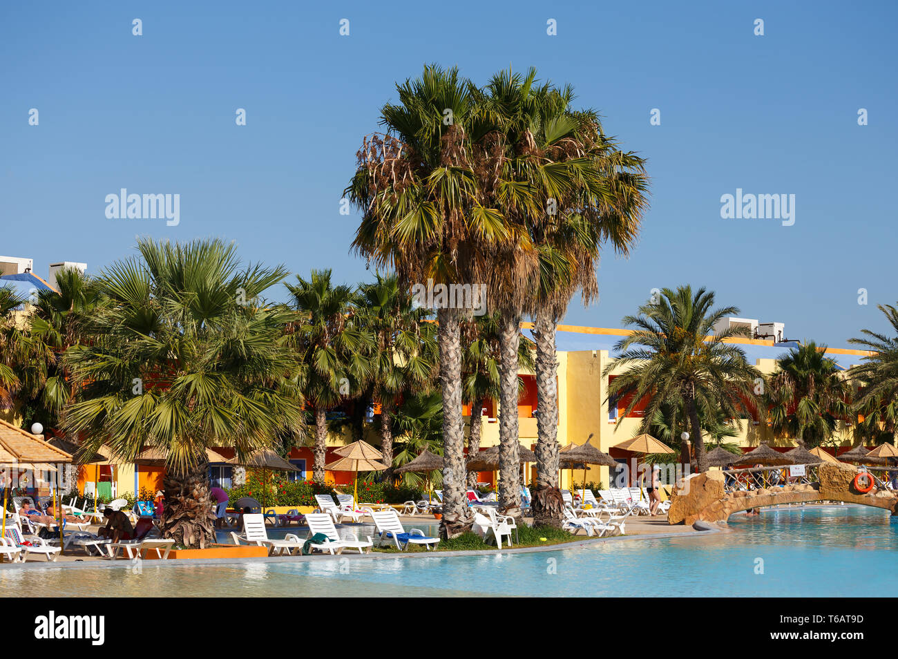 luxury hotel resort in Tunisia Stock Photo - Alamy