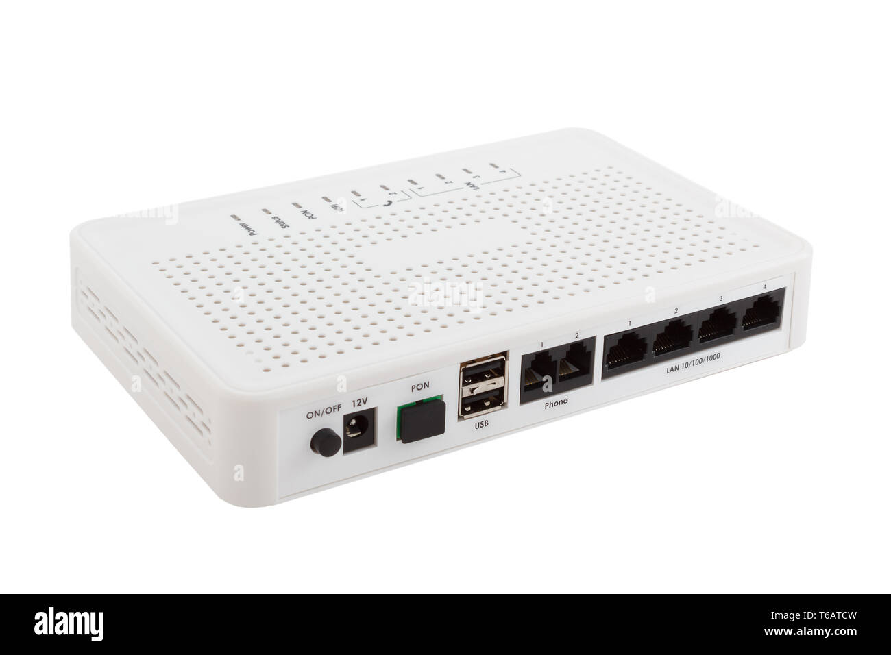 GPON subscriber network terminal Stock Photo - Alamy