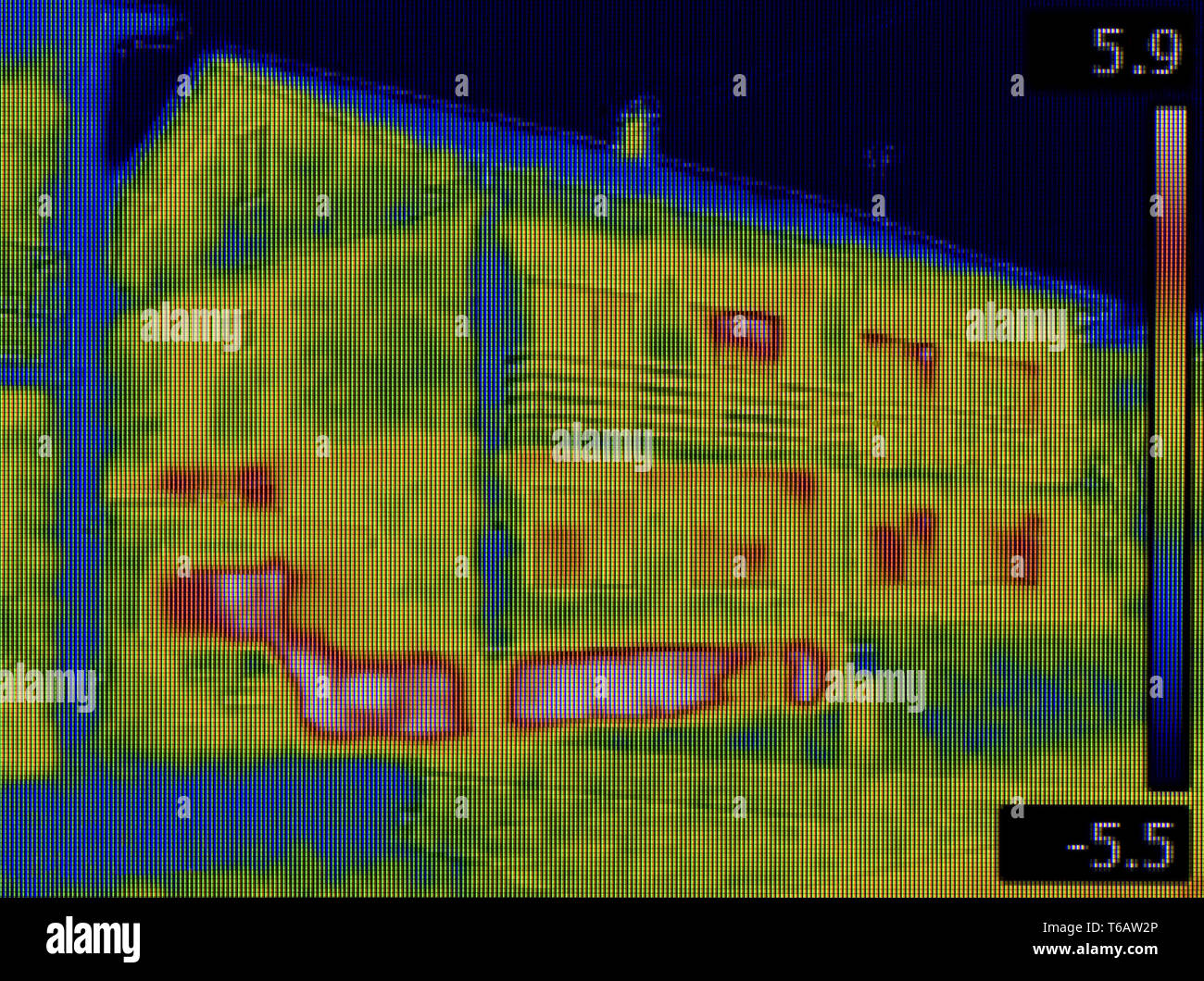 Facade Infrared Leak Stock Photo - Alamy