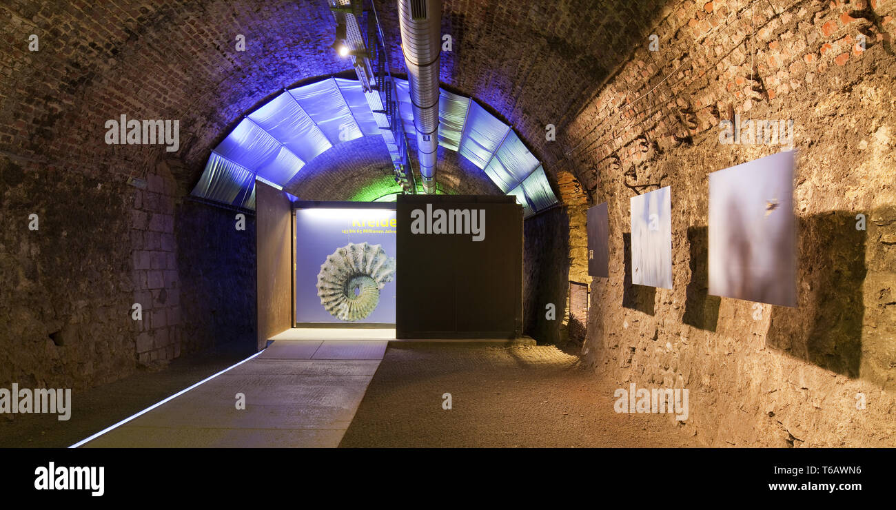 museum timetunnel in a former mining tunnel of Bochumer Bruch ...
