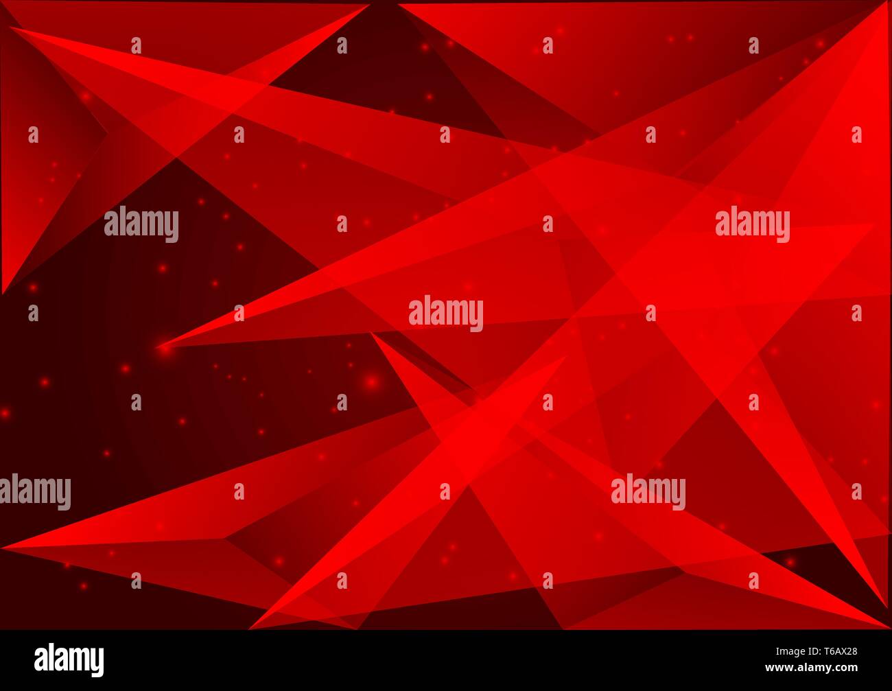 Red Color Polygon Abstract Background Modern Design Vector