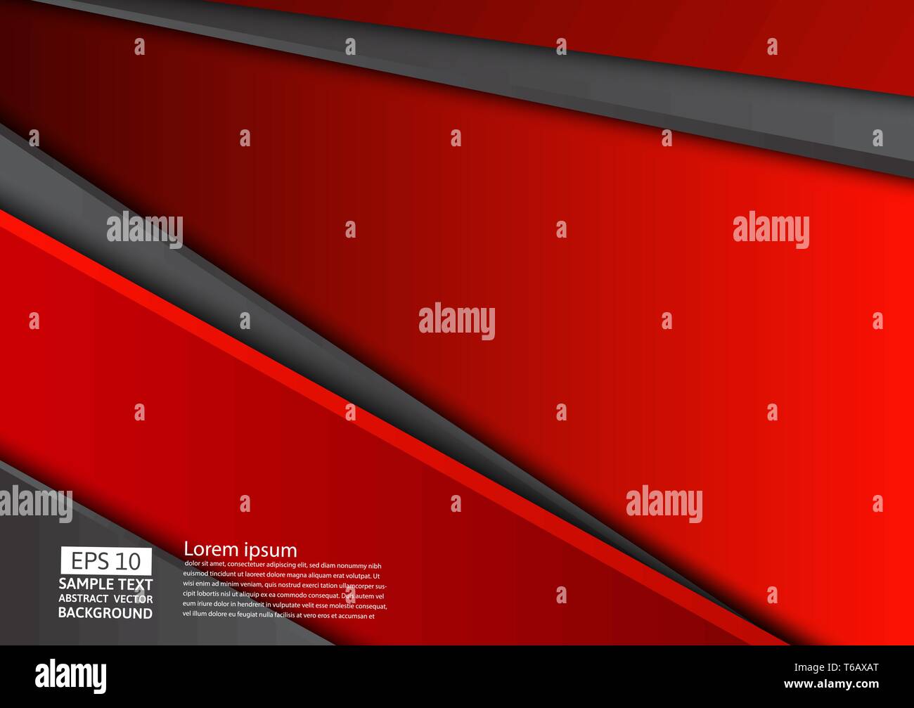 Red and black geometric abstract background with copy space, Graphic ...