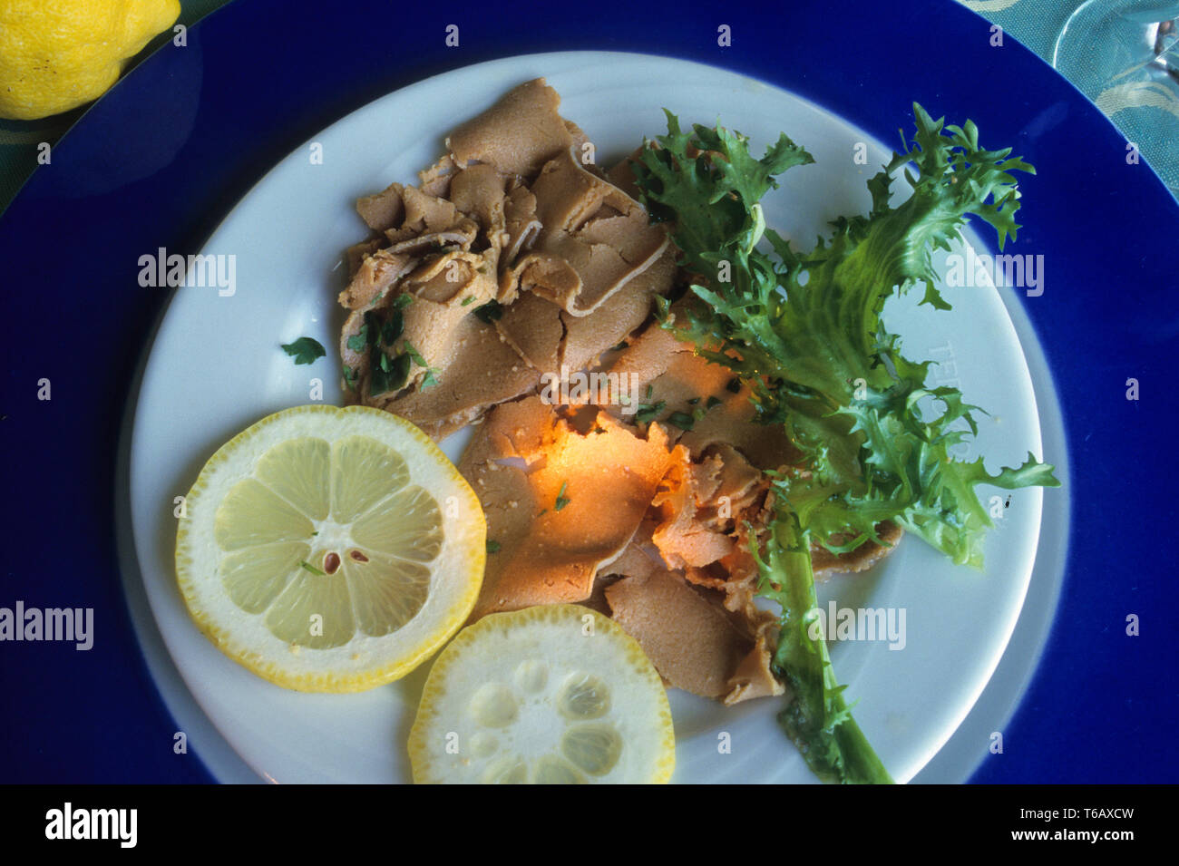 bottarga di tonno (tuna bottarga), food, sicilia (sicily), italy Stock ...