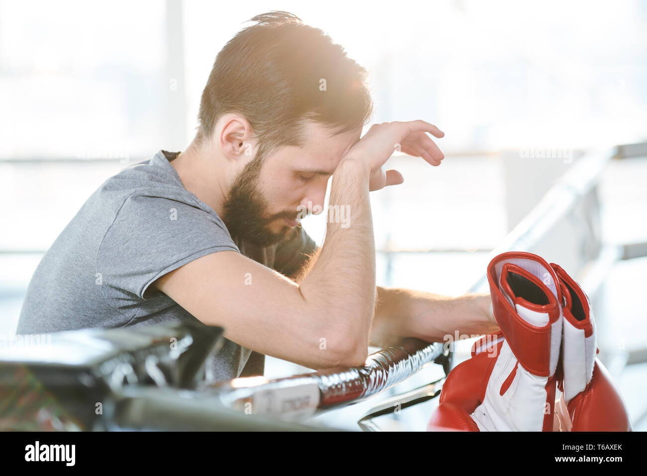 Tired boxer hi-res stock photography and images - Alamy