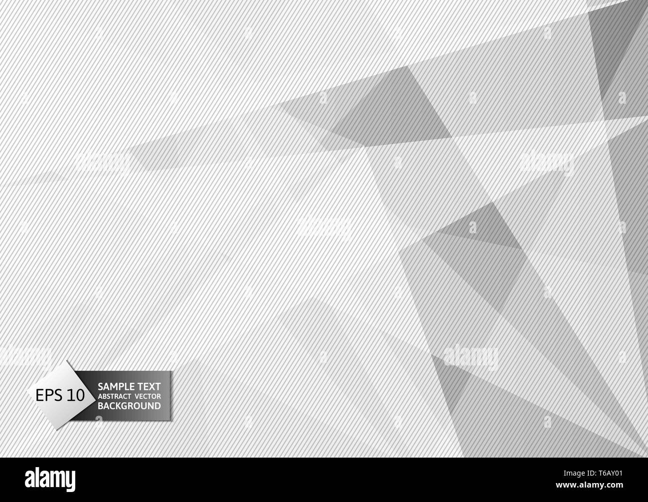 White and gray color polygon and line abstract background modern design ...