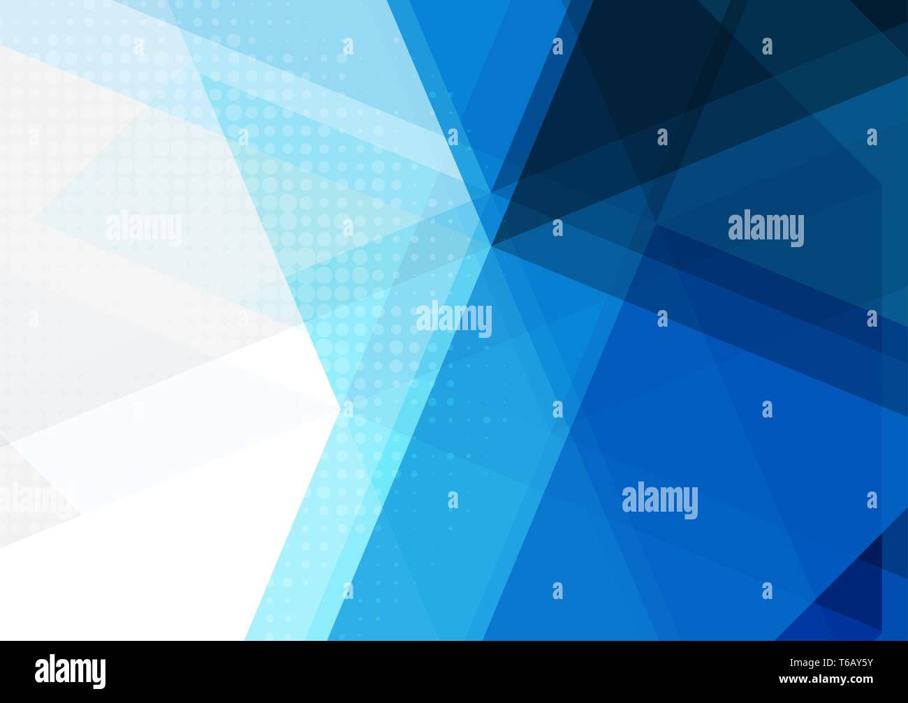 Blue abstract geometric background, Vector illustration Stock Vector ...