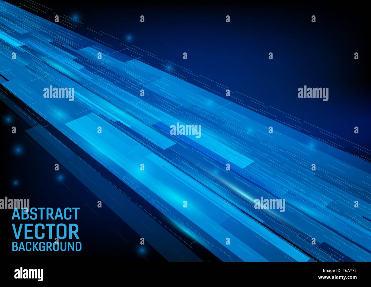 Vector geometric blue color illustration graphic abstract background ...