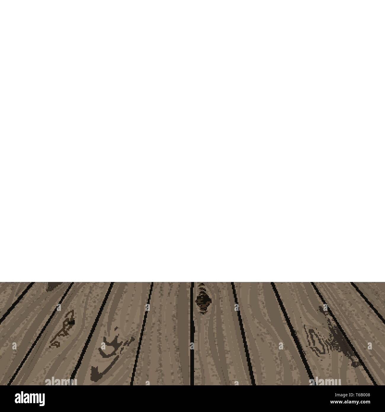 Wooden board. Vector illustration. Natural wood texture Stock Vector ...