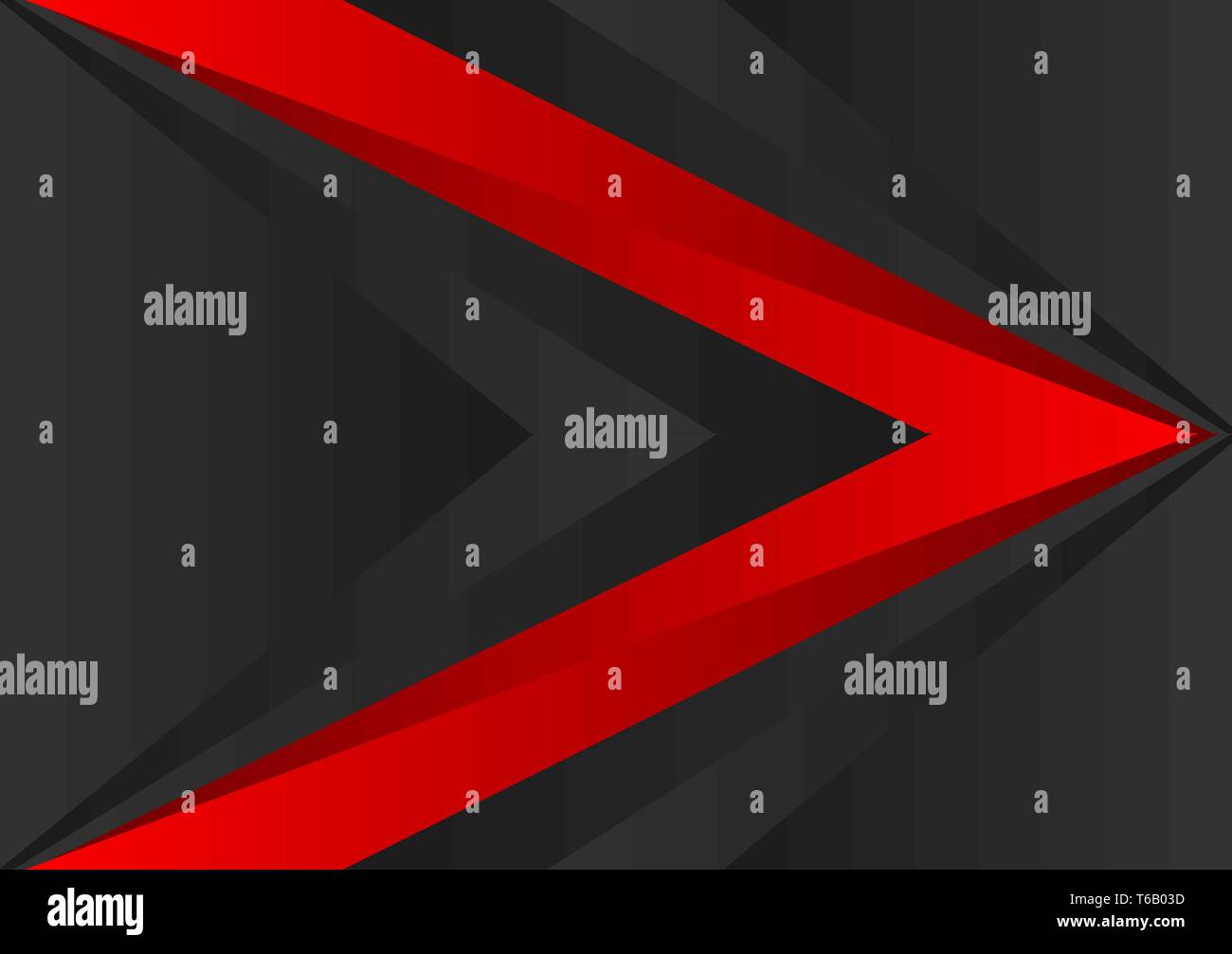 Vector red and black color geometric abstract background with copy ...