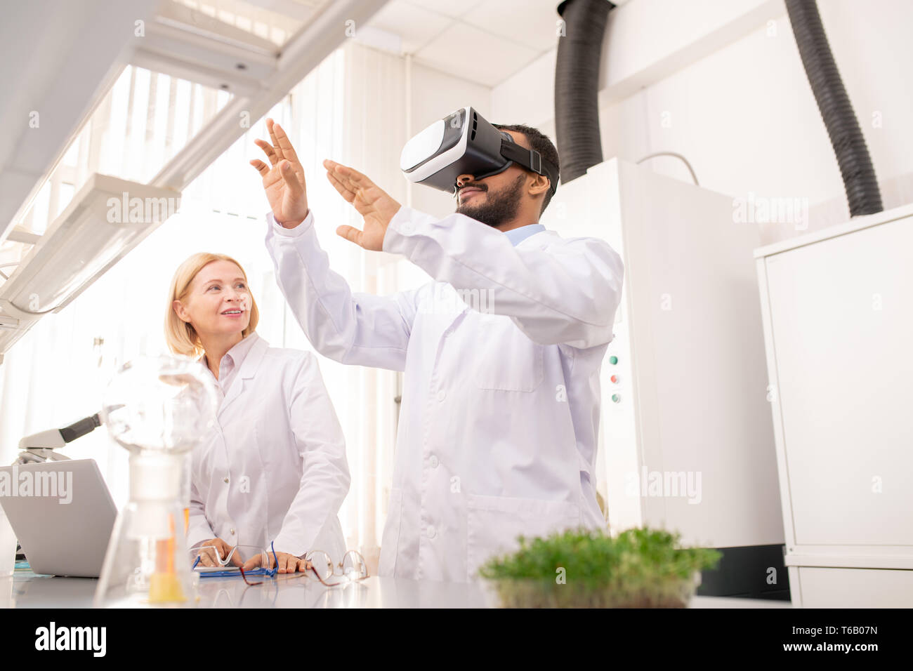 New vision of science Stock Photo - Alamy