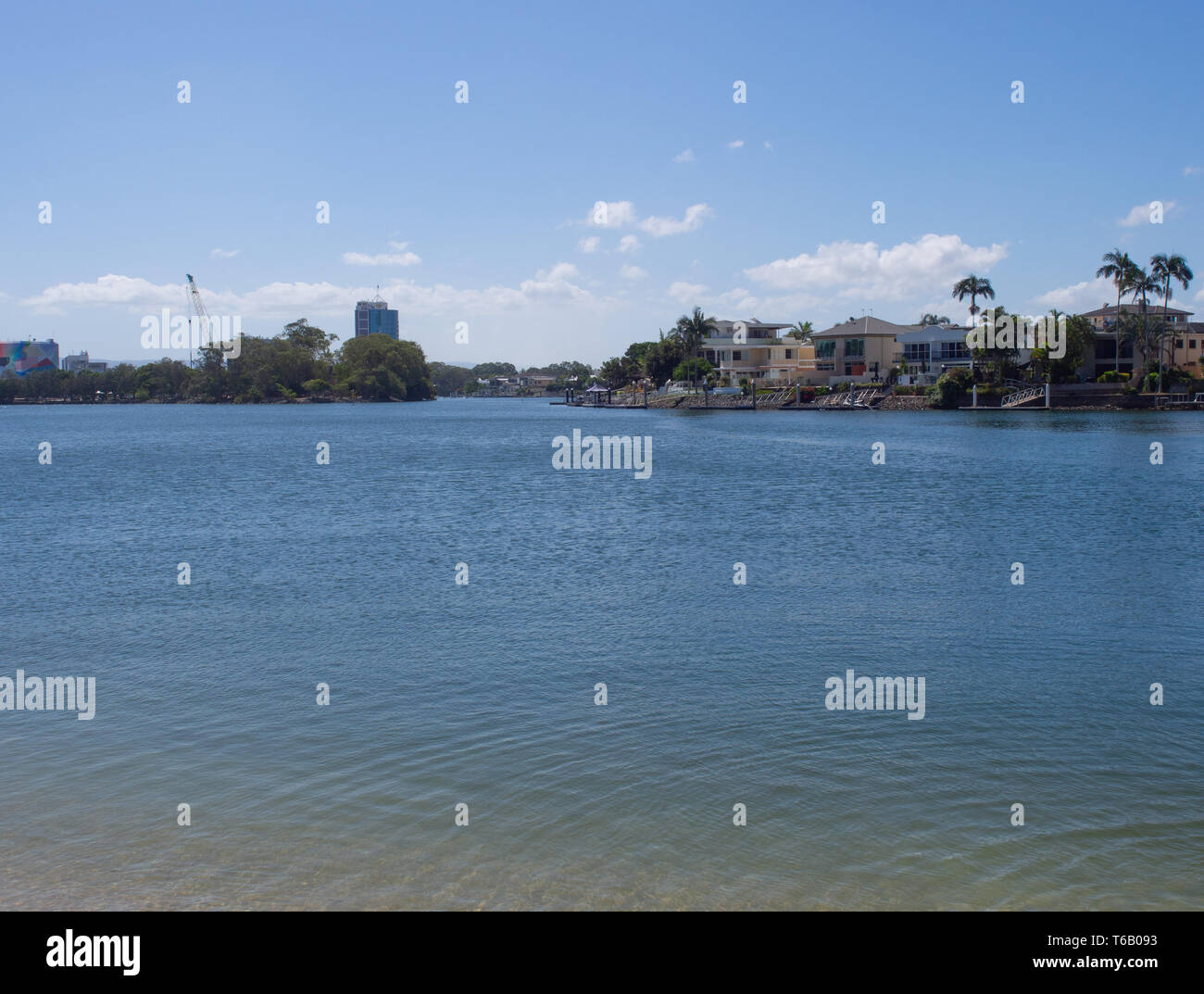 Nerang River And Chevron Island On The Gold Coast Stock Photo - Alamy