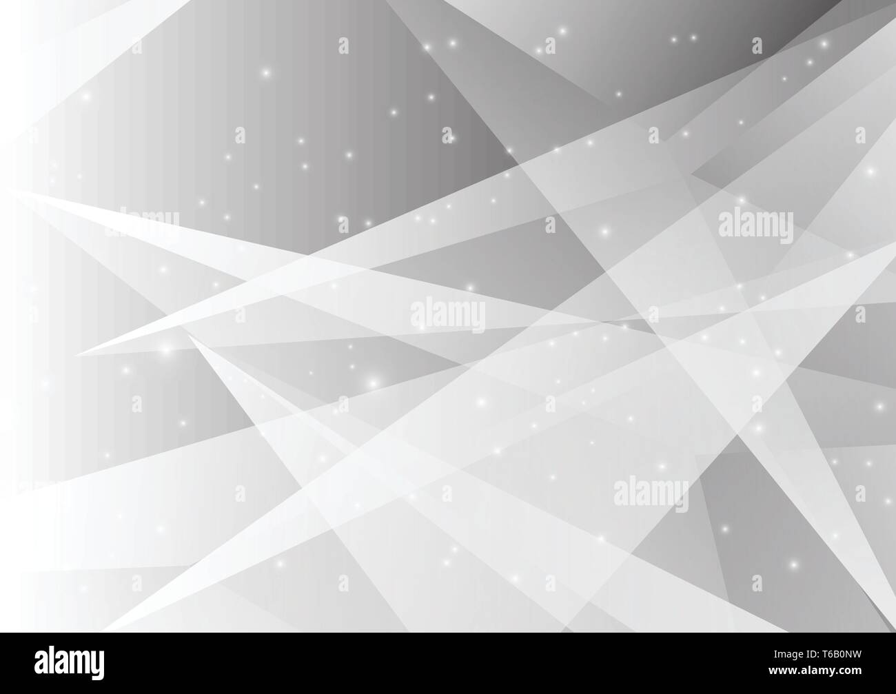 Gray and white polygon abstract background modern design, Vector ...