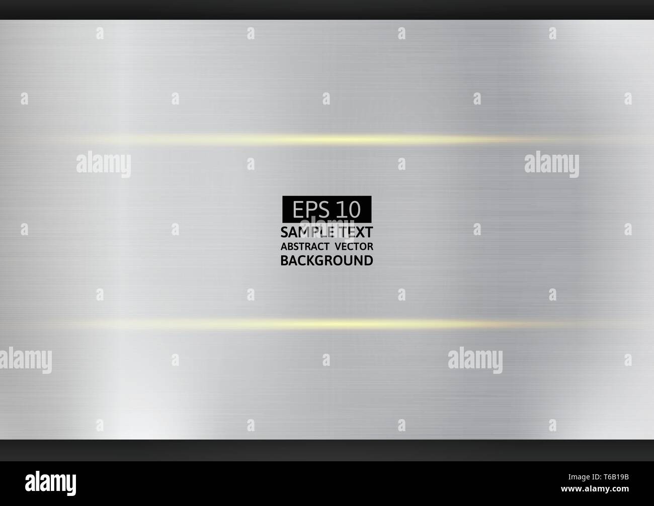 Metallic silver and black geometric abstract background modern design ...