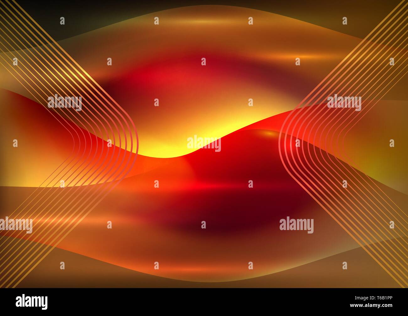 Red wave abstract background design. vector illustration Stock Vector ...