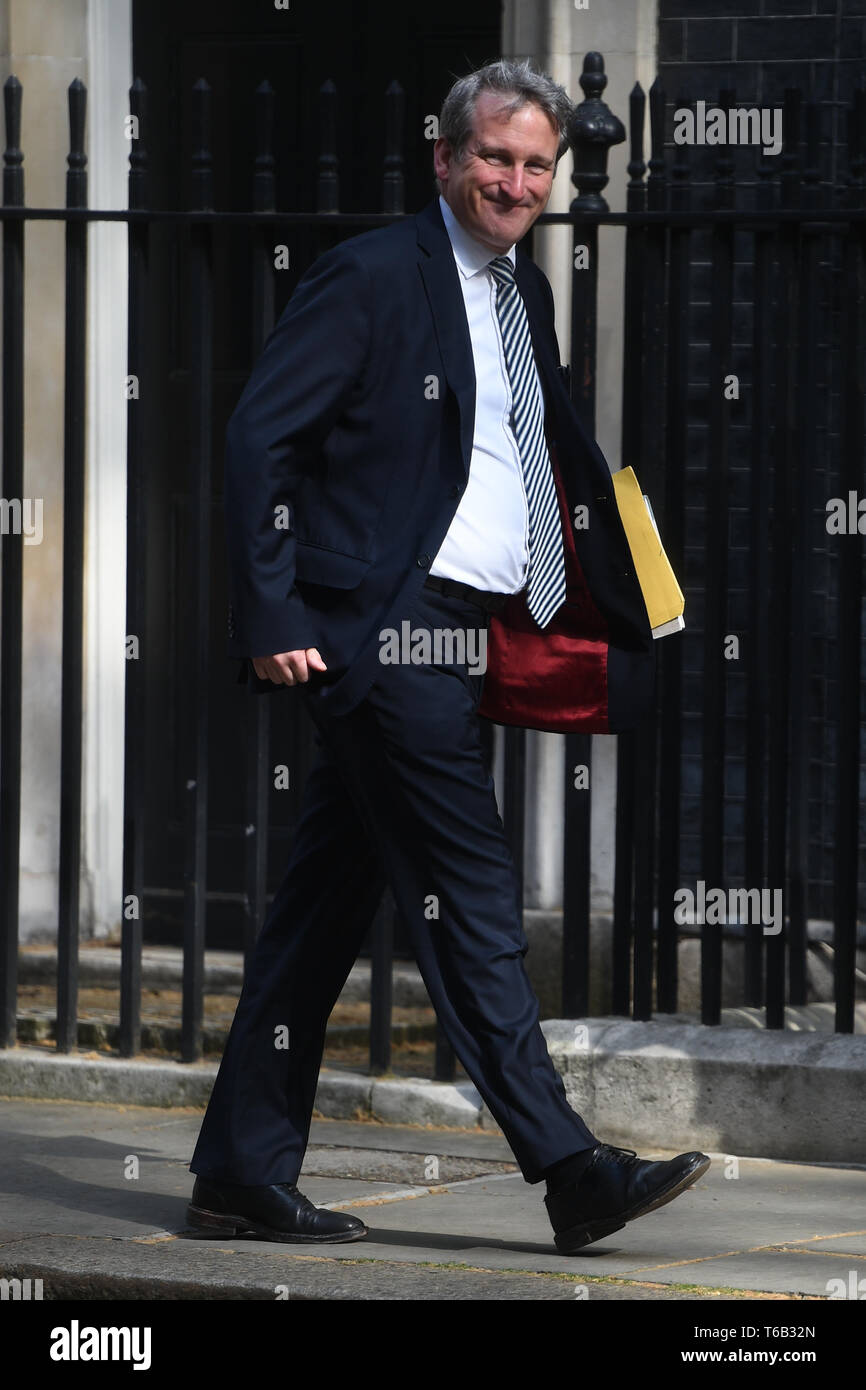Education Secretary Damian Hinds Arrives For A Cabinet Meeting At 10