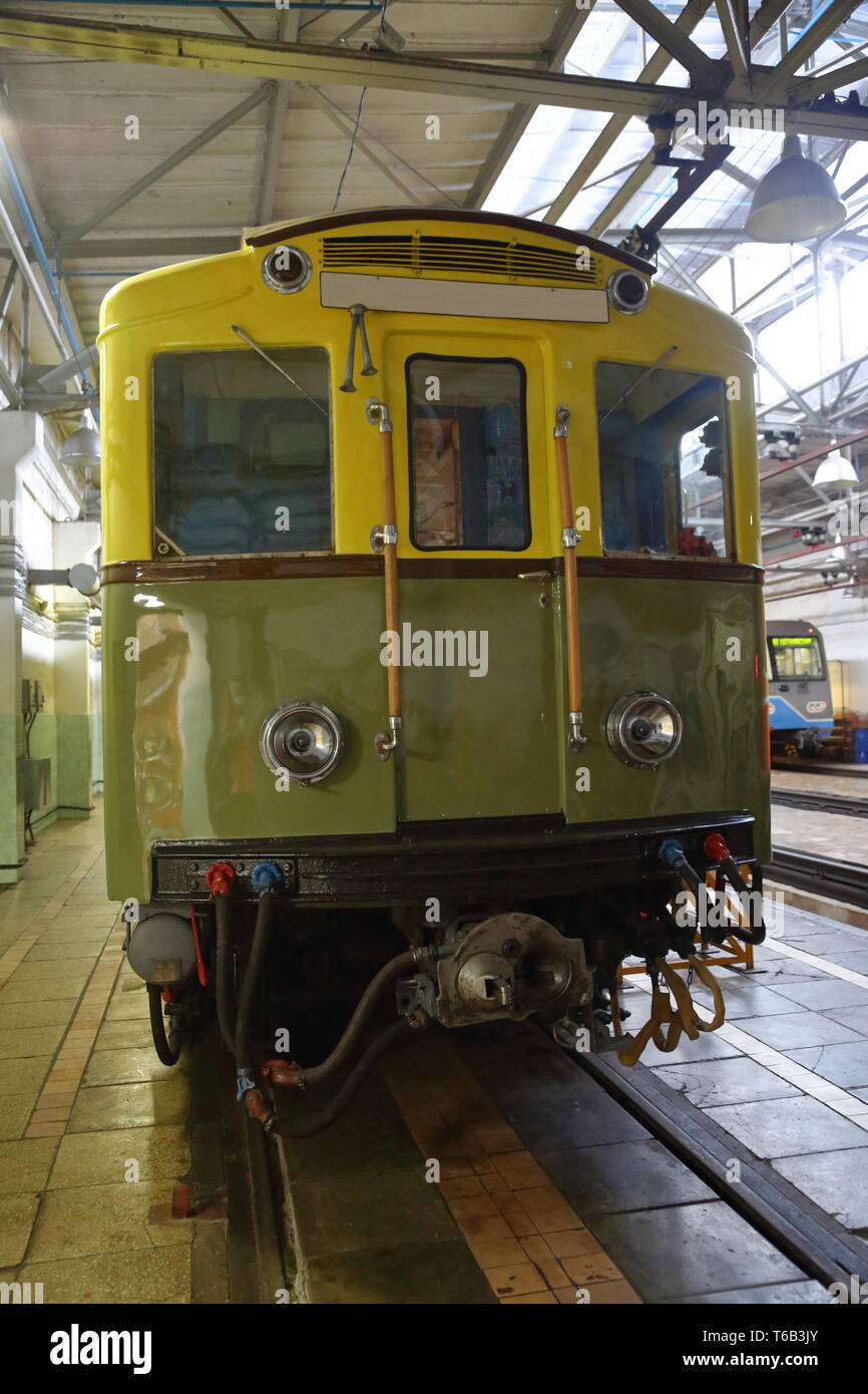 Car of the subway train Stock Photo - Alamy
