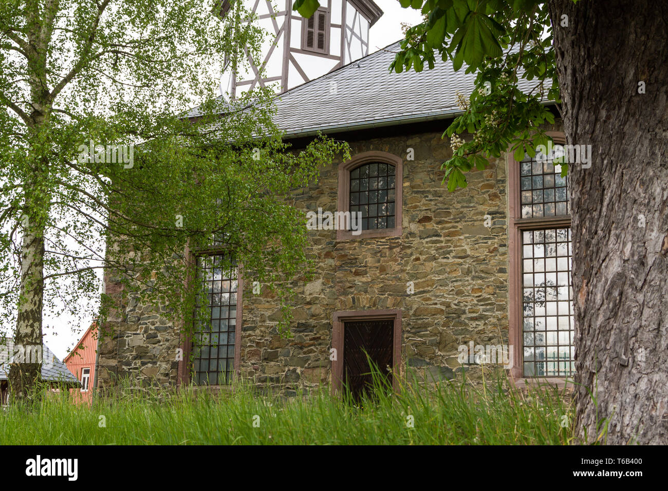 The small Village Strassberg in Saxony-Anhalt, Germany Stock Photo - Alamy