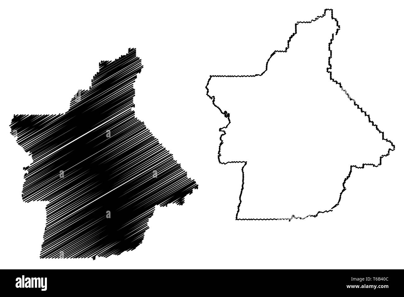 Butte outline Black and White Stock Photos & Images - Alamy