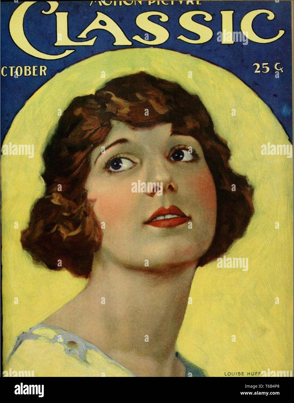 Vintage movie magazine cover - Motion Picture Classic Oct 1920 - Louise ...