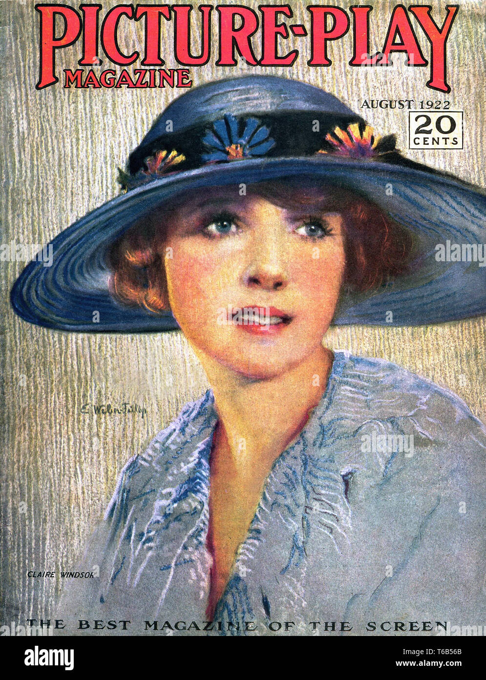Vintage movie magazine cover - Picture Play August 1922 Claire Windsor ...