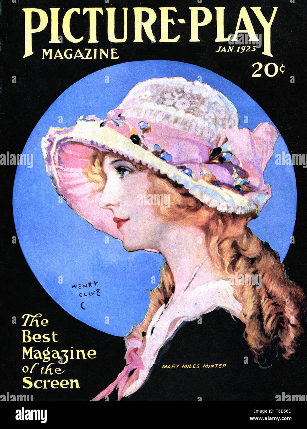Vintage movie magazine cover - Mary Miles Minter Picture Play January ...