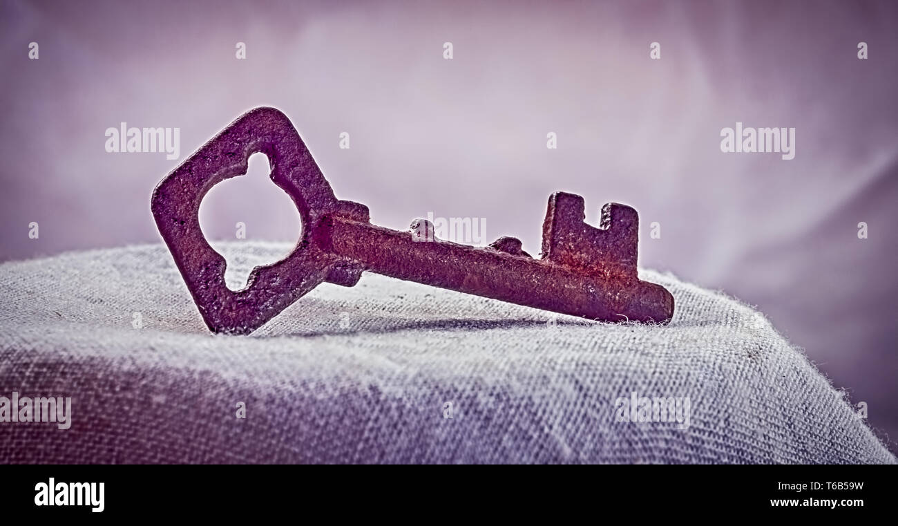 Old rusty key Stock Photo - Alamy