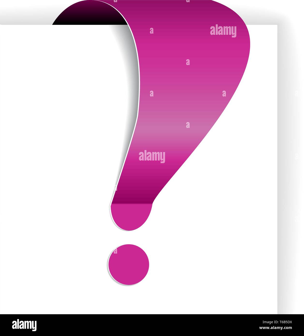 Pink exclamation mark - tag for important items in eshop Stock Vector ...
