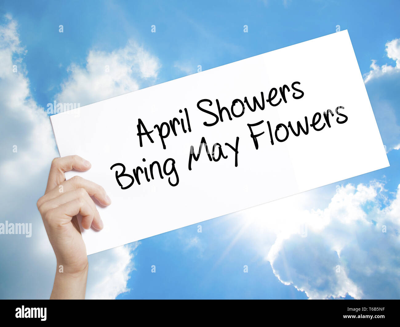 April Showers Bring May Flowers Background