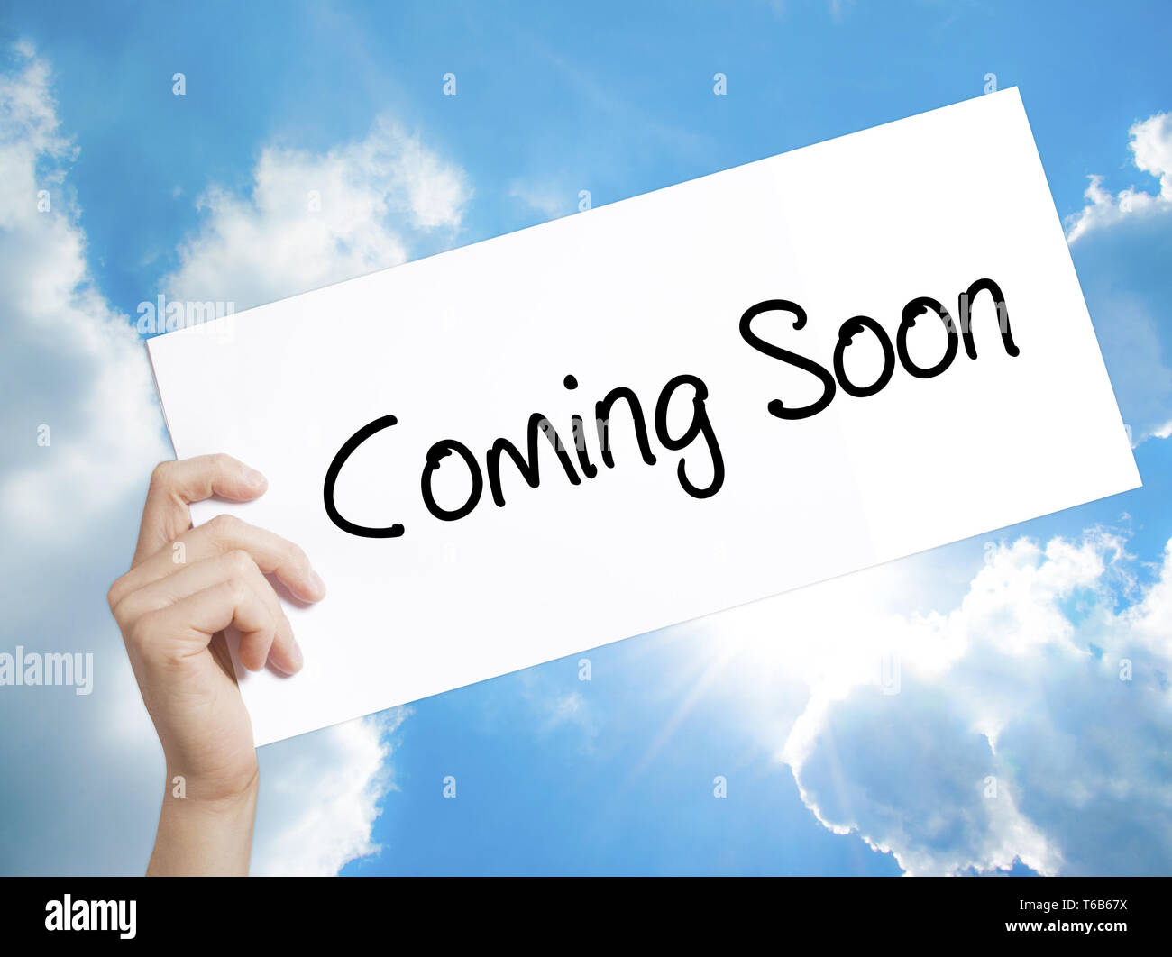Coming soon sign hi-res stock photography and images - Alamy