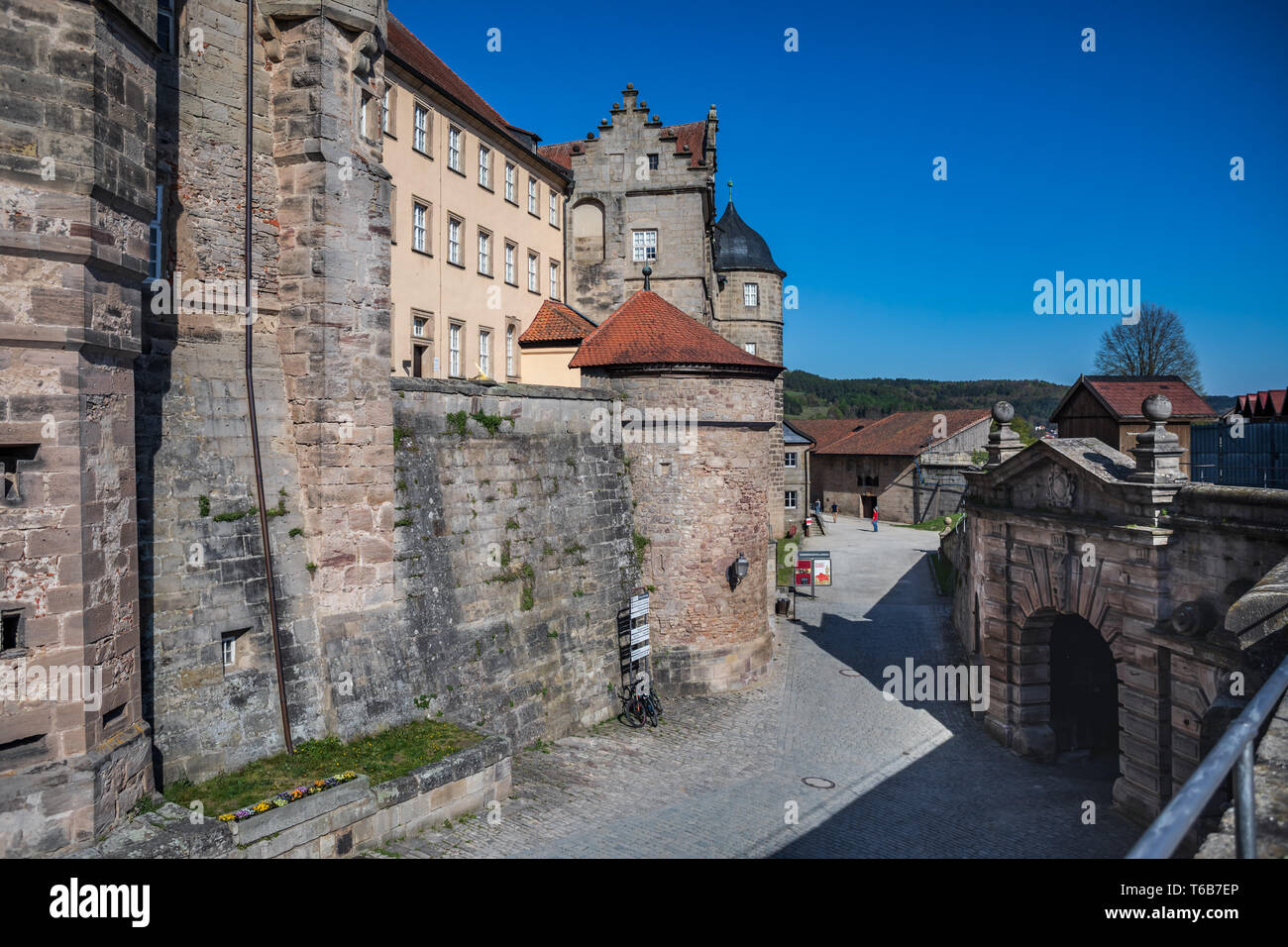 KRONACH, GERMANY - CIRCA APRIL, 2019: Fortress Rosenberg of Kronach in ...