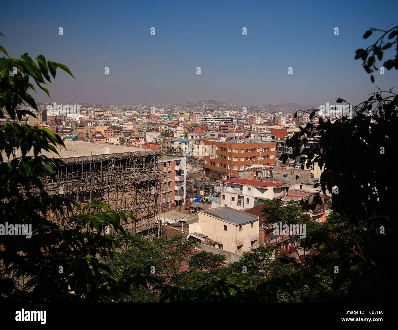 Aerial panoramic view to Antananarivo, the capital of Madagascar Stock ...