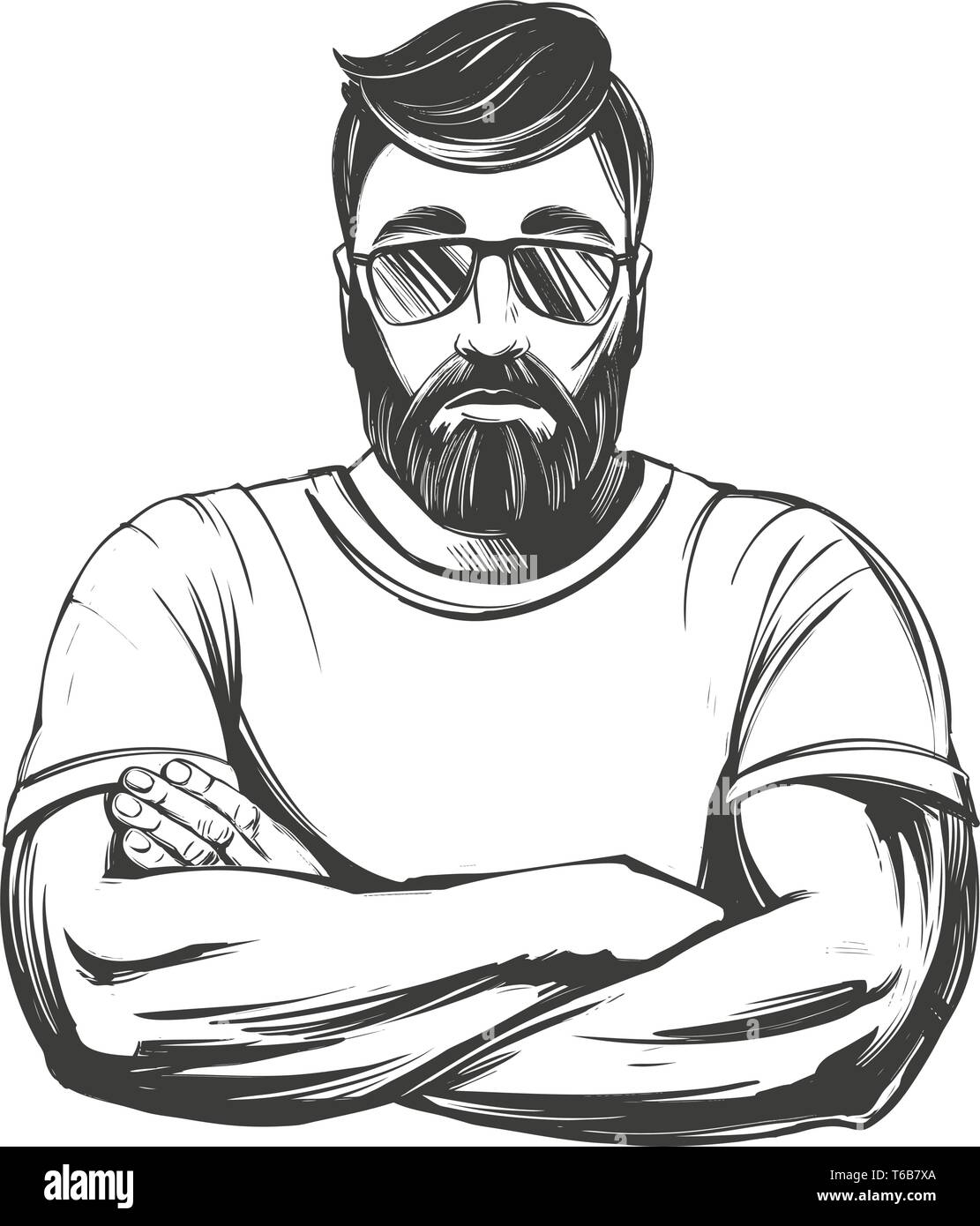 Vintage business men Stock Vector Images - Alamy