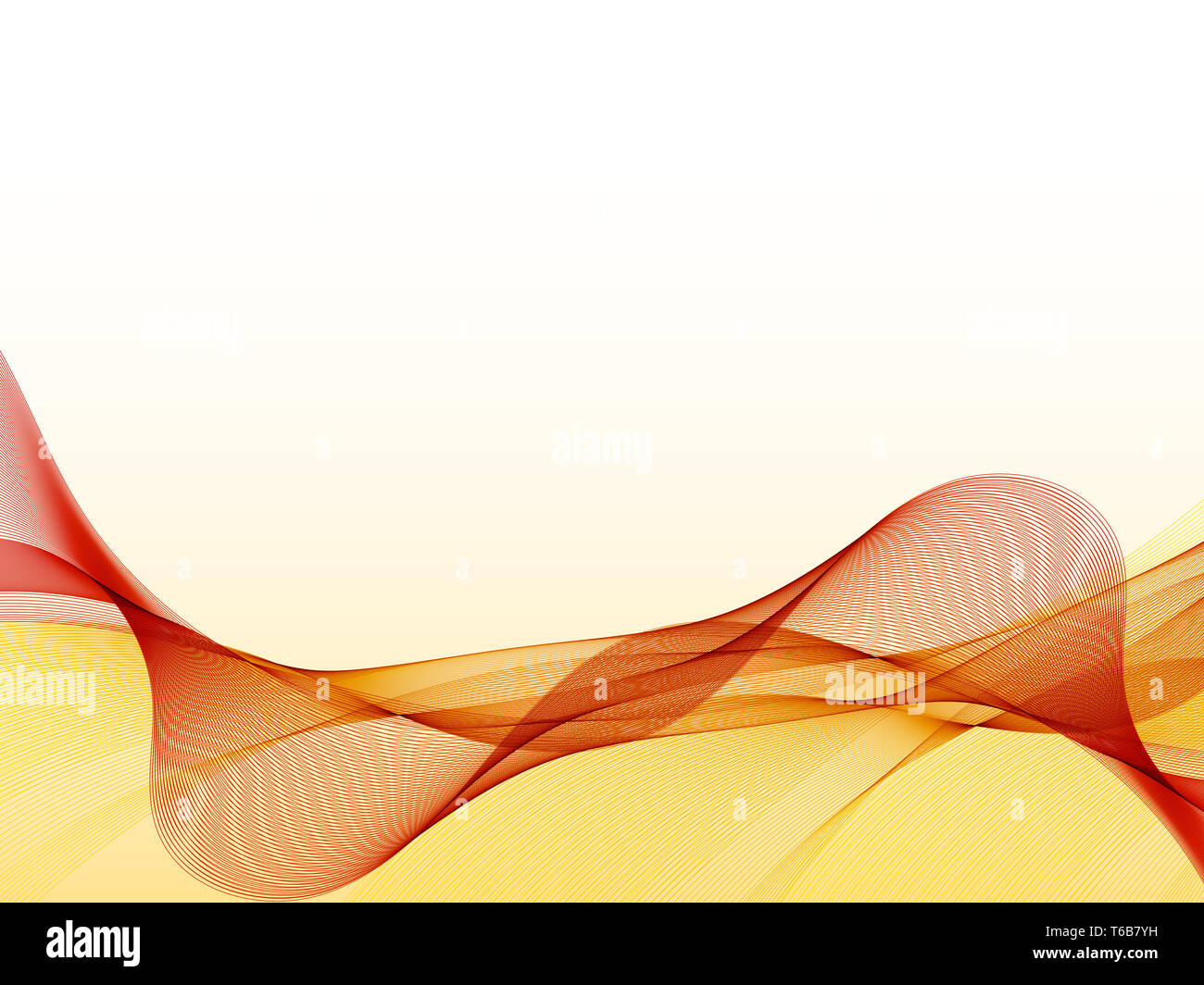 Yellow wavy abstract background Stock Photo - Alamy
