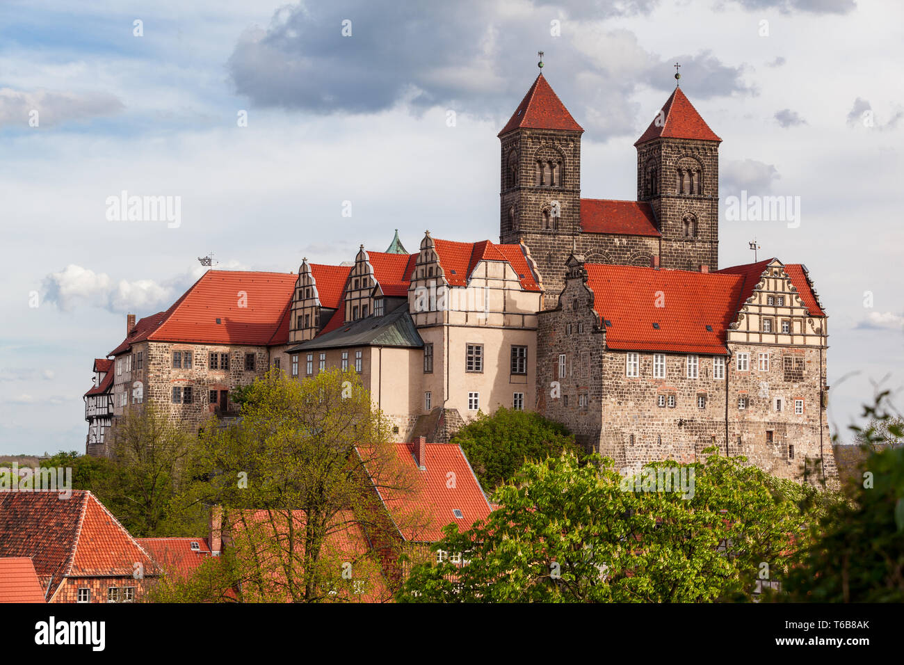 UNESCO World Heritage City Quedlinburg, Harz Mountains, Saxony-Anhalt ...