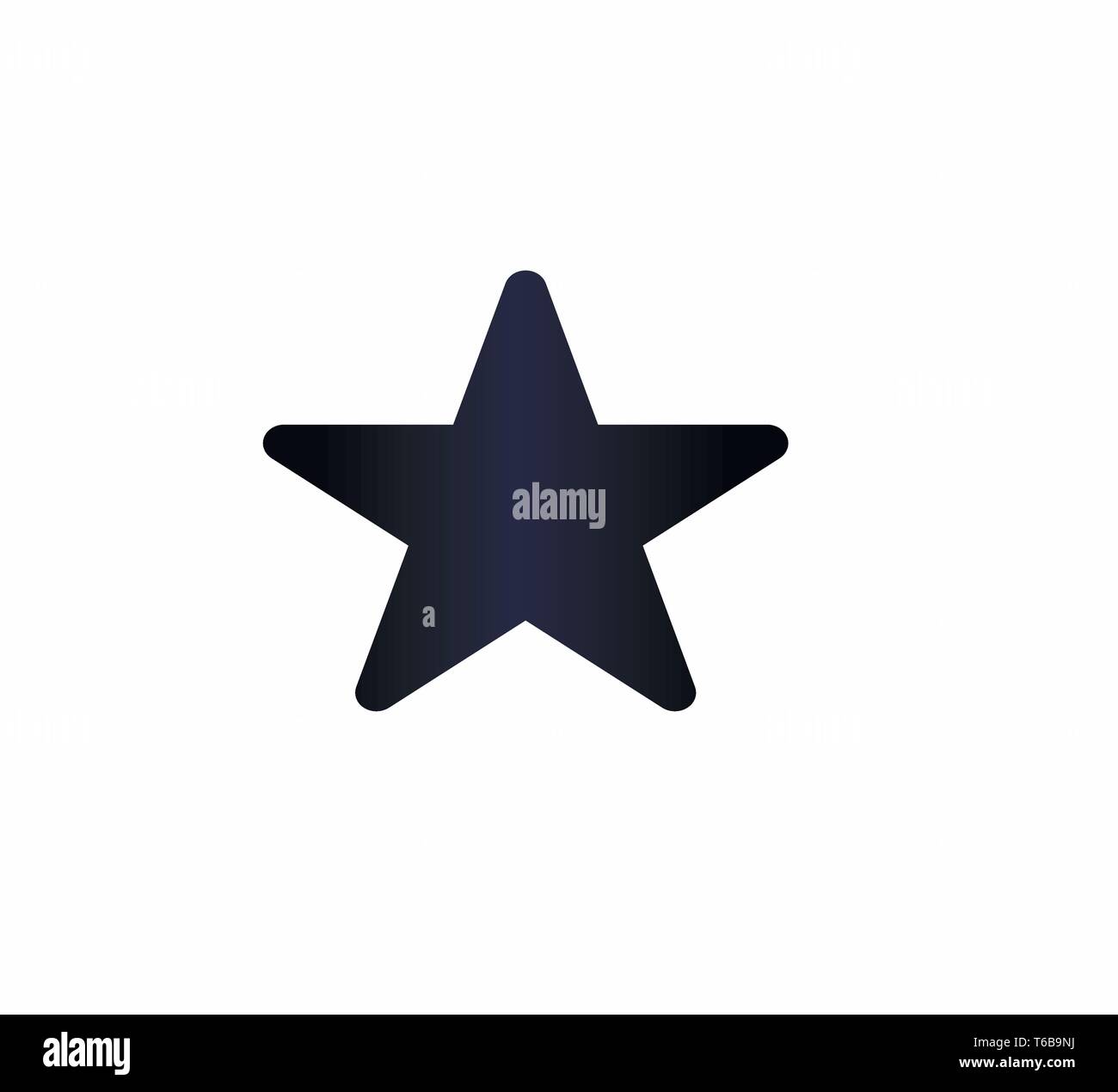 Pictogram blue gradient star isolated Stock Vector Image & Art - Alamy