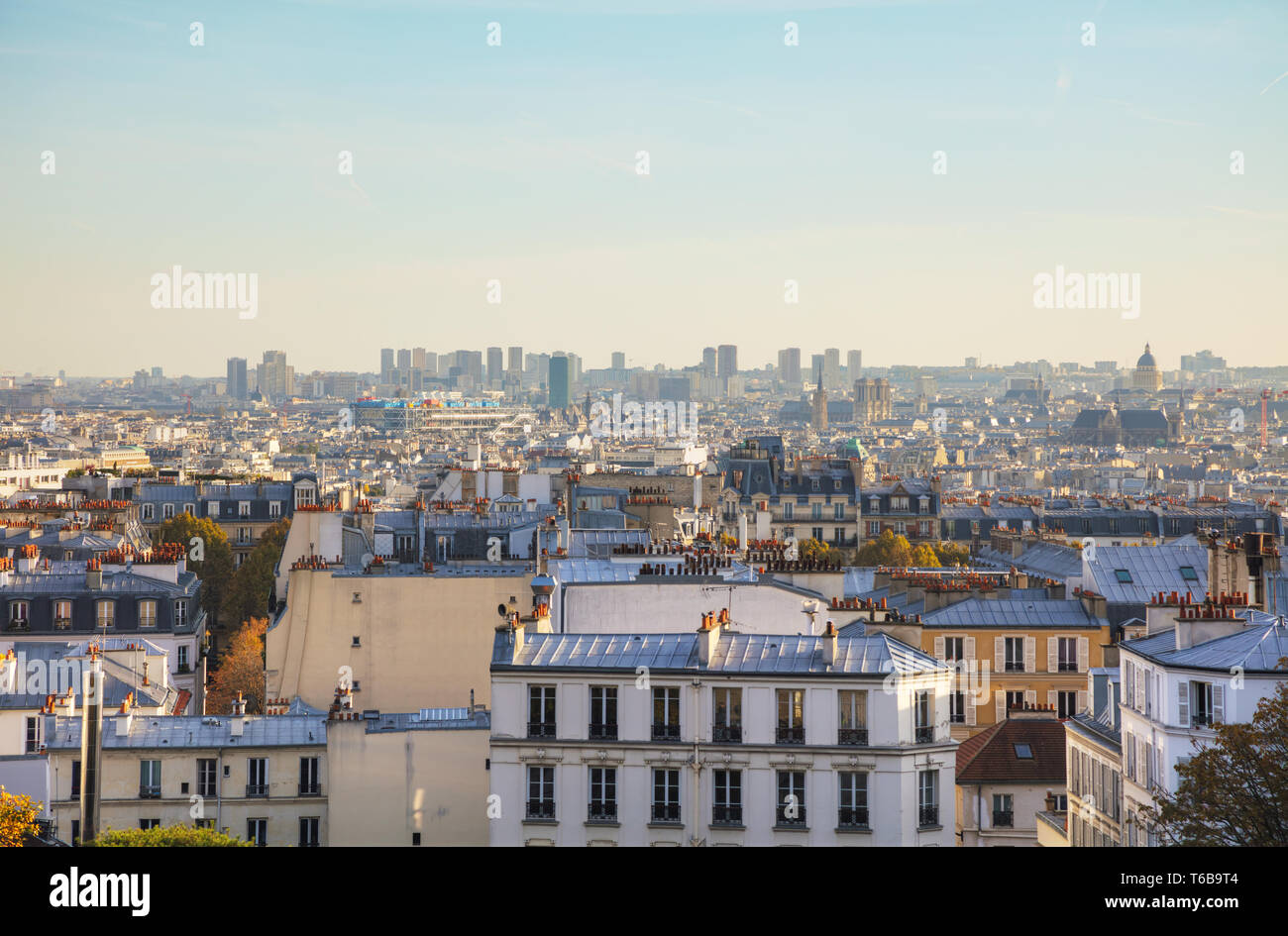 Aerial overview of Paris Stock Photo - Alamy